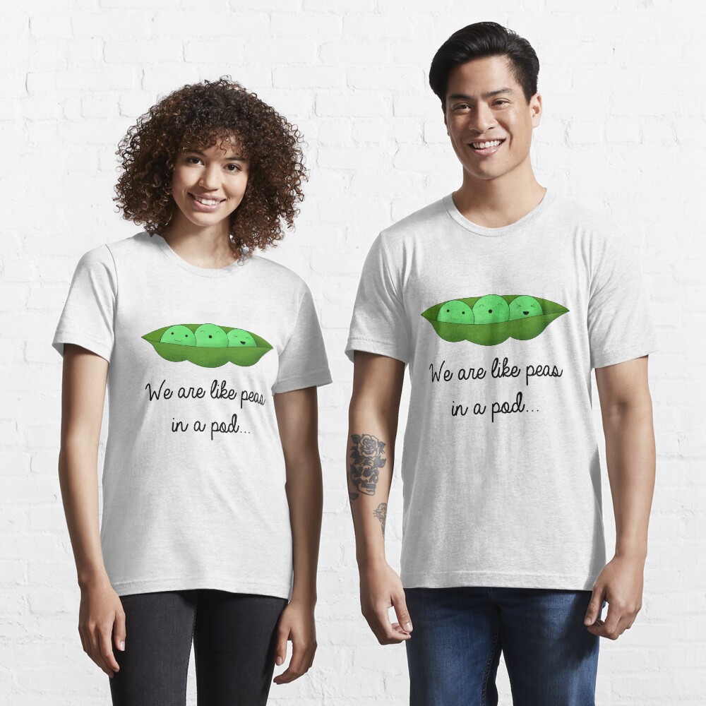 "We are like peas in a pod..." Sticker for Sale by Cara Pannell | Redbubble