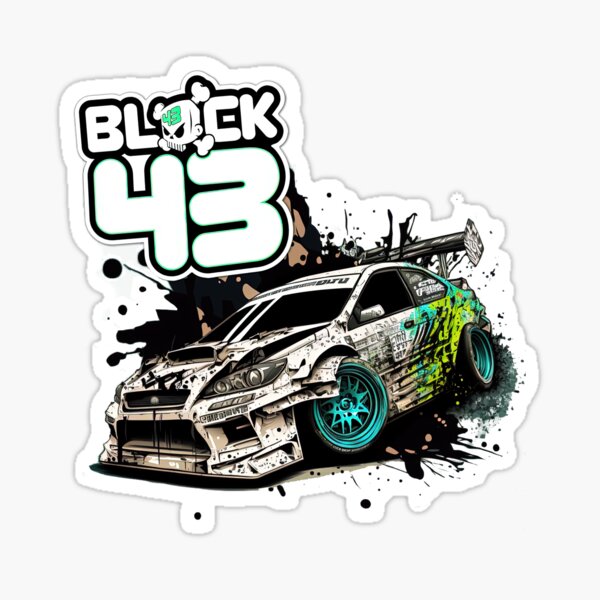 "Ken block tribute" Sticker for Sale by Rodzukic | Redbubble