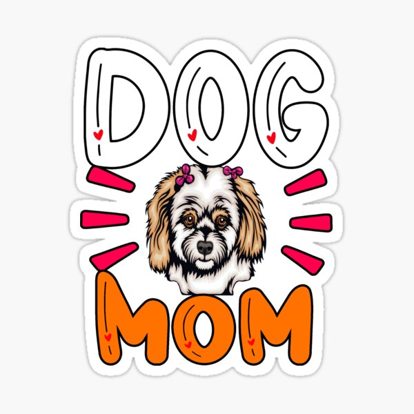 "Dog And Mom Essential Here" Sticker for Sale by TargetBox | Redbubble