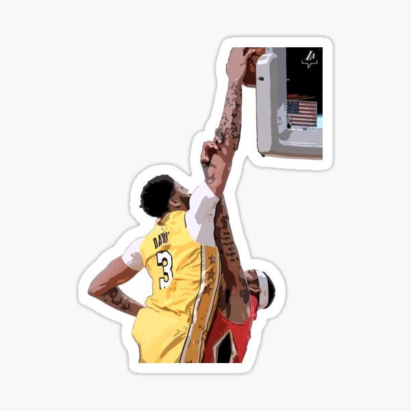 "Anthony Davis" Sticker for Sale by raffrasta | Redbubble