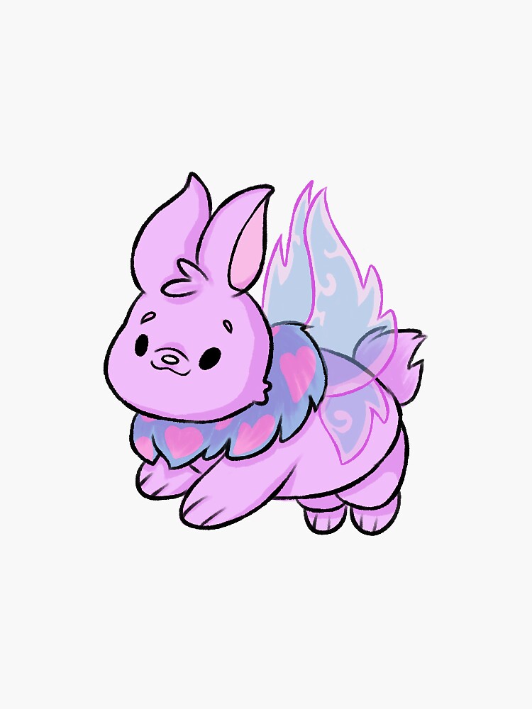 "Neopets - Faerie Cybunny" Sticker for Sale by thebluevivis | Redbubble