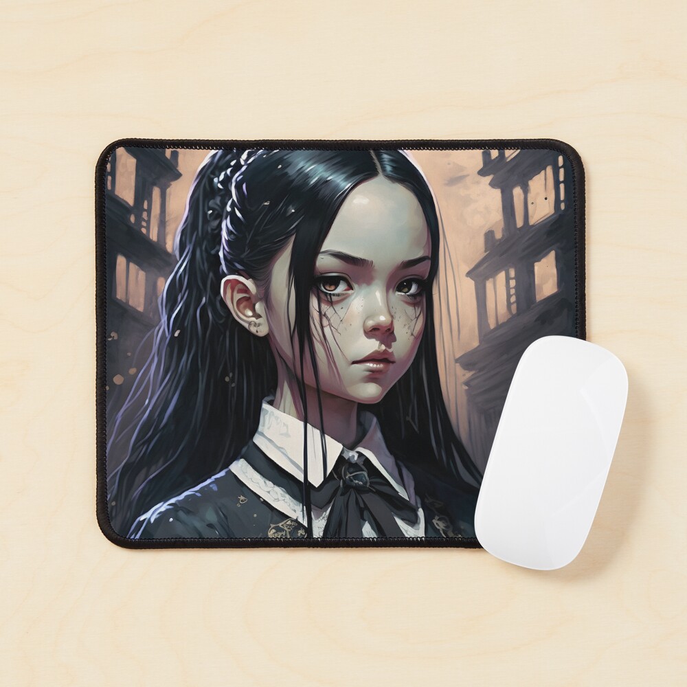"Wednesday Addams, Ai-Generated Art, Netflix, Netflix Fun Art, Addams ...