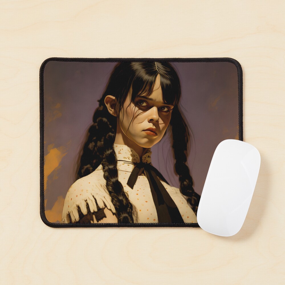 "Wednesday Addams, Ai-Generated Art, Netflix, Netflix Fun Art, Addams ...