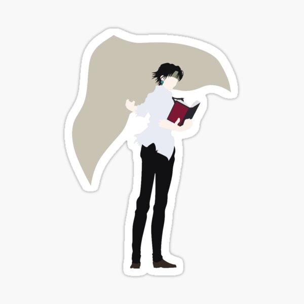 "Chrollo Lucilfer Minimalistic Design" Sticker for Sale by plaindessin ...