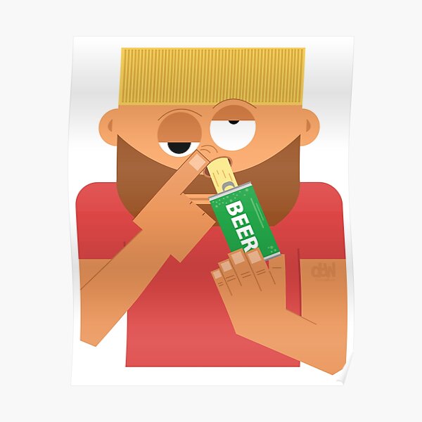 "Snorting Beer I love Beer Meme Funny Man Cave Stuff Bar Drinking Brew ...