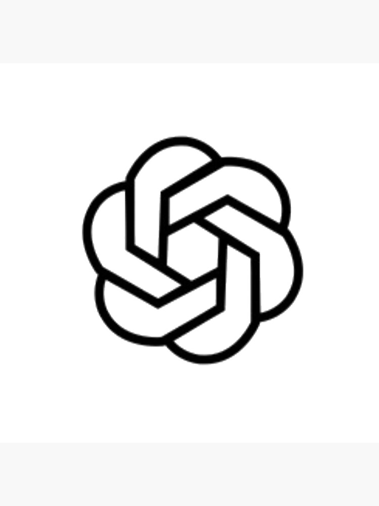 "Chat gpt logo" Art Print for Sale by Red-Tree | Redbubble