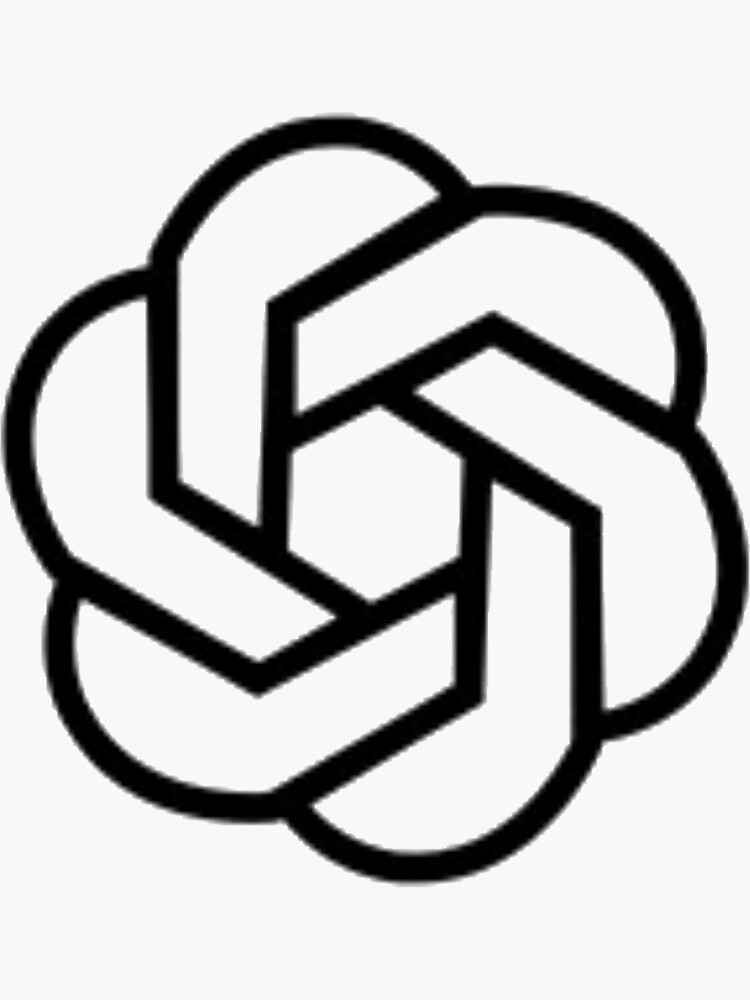 Sticker « Chat gpt logo », par Red-Tree | Redbubble