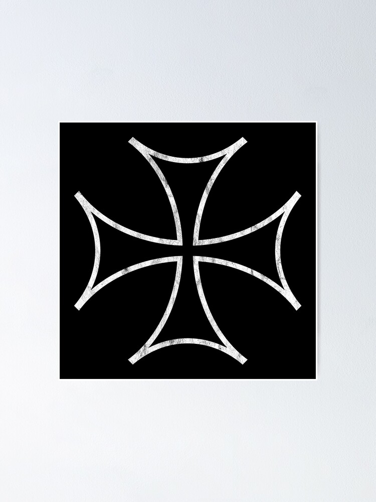 "The Bolnisi Iron Cross III - vintage black and white" Poster for Sale ...