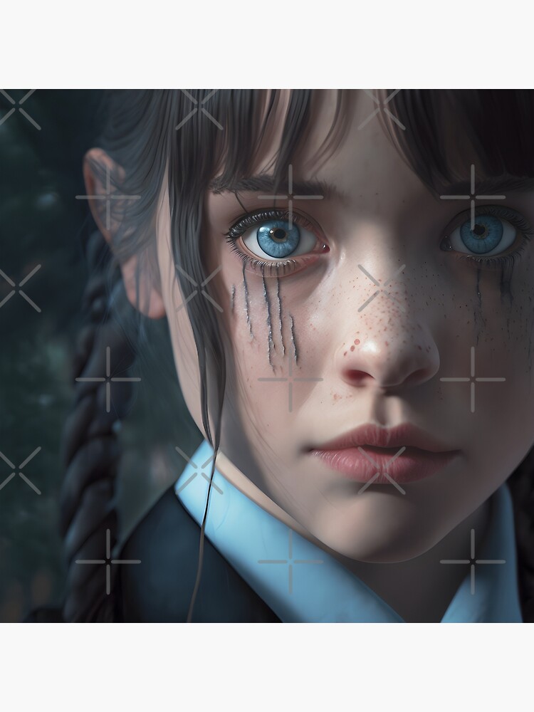 "Wednesday Addams, Ai-Generated Art, Netflix, Netflix Fun Art, Addams ...