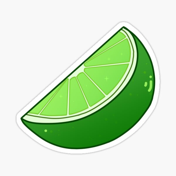 "Lime Slice" Sticker for Sale by fluxxvector | Redbubble