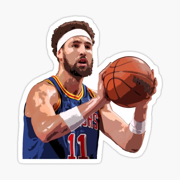 "klay thompson" Sticker by raffrasta | Redbubble