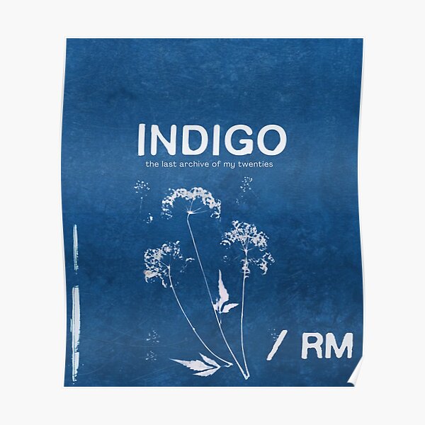 "INDIGO by RM" Poster for Sale by sunshine4dsoul | Redbubble