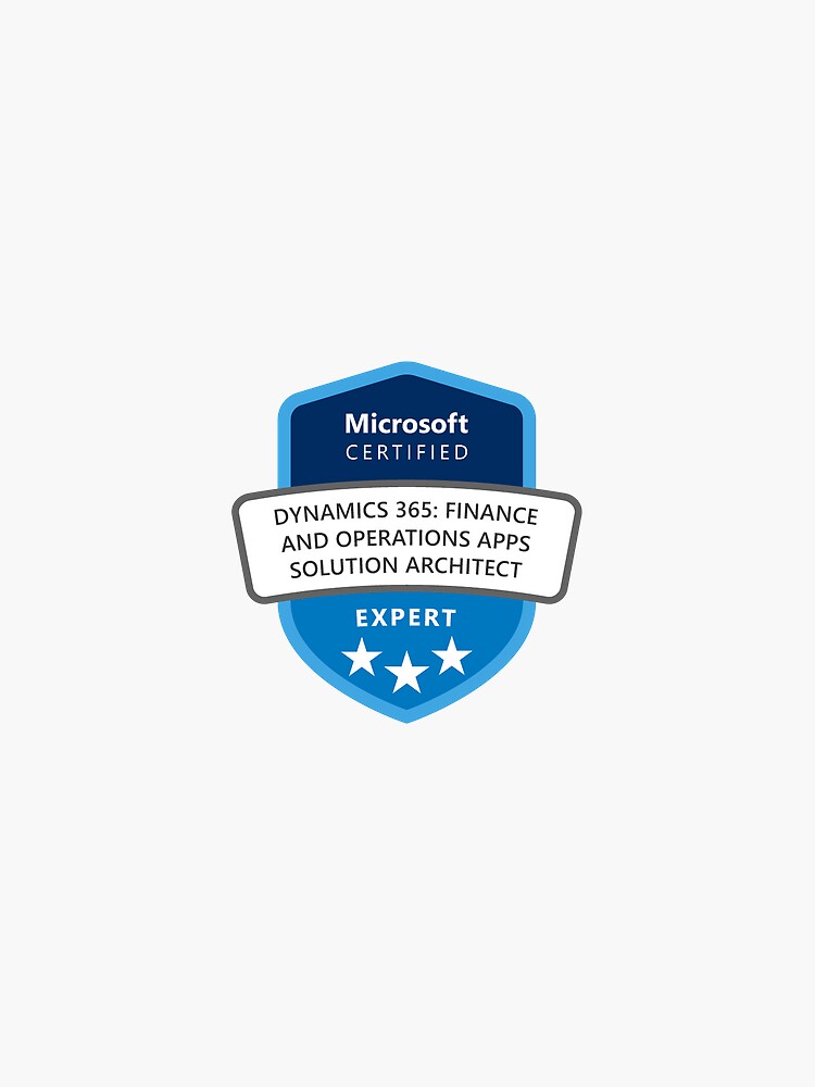 Microsoft Certified Dynamics 365 Finance And Operations Apps Solution