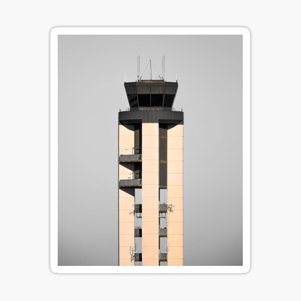 "Control Tower" Sticker for Sale by DanielSHAP | Redbubble