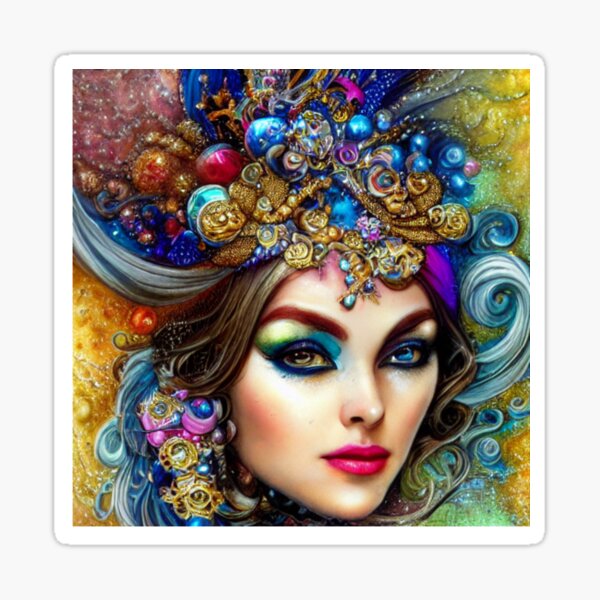 "Custom Print Woman" Sticker for Sale by DeliveredMerch | Redbubble