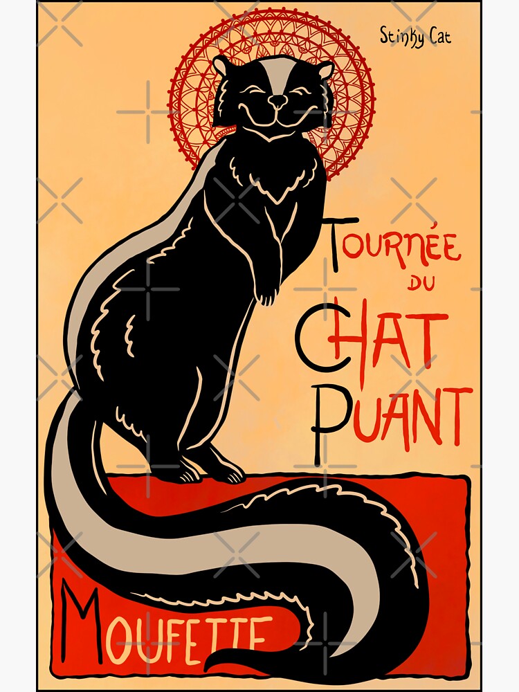 "French Skunk" Sticker for Sale by CattGDesigns | Redbubble