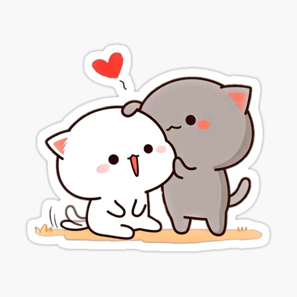 "Peach And Goma" Sticker for Sale by art-xl | Redbubble