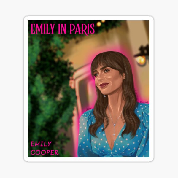 "Emily Cooper - Emily in Paris fanart" Sticker for Sale by ituno-art-by ...