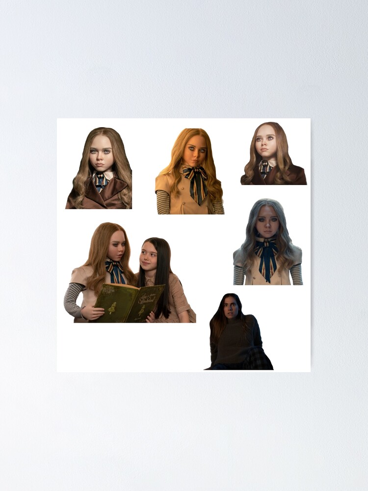 "M3GAN Sticker Pack!" Poster for Sale by baitisgreat | Redbubble