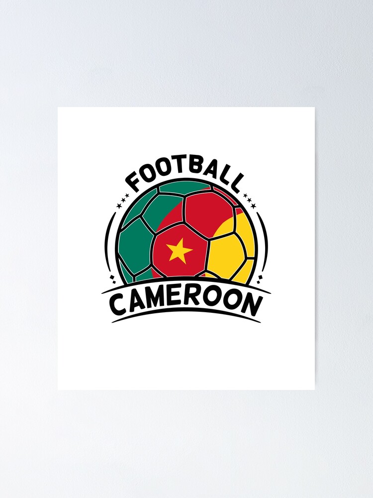 "Cameroon Football Team Cameroon Flag Inside a Ball for Soccer Fans ...