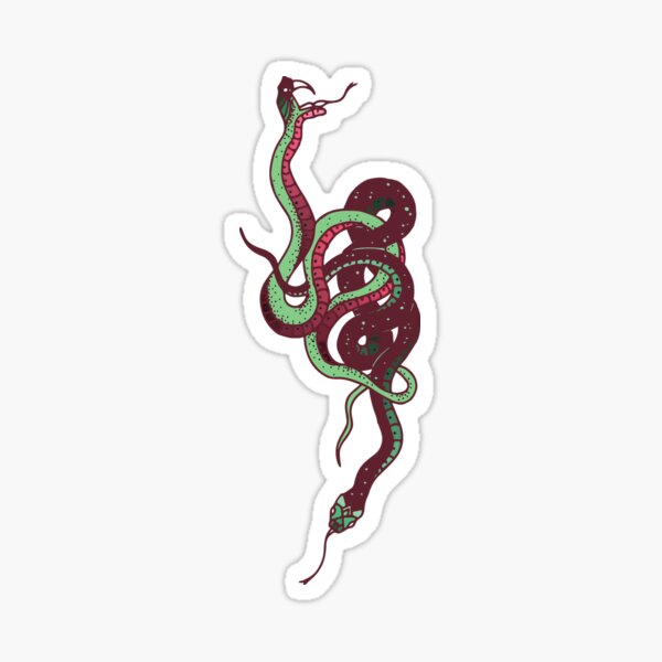 "snakes" Sticker for Sale by dumah | Redbubble