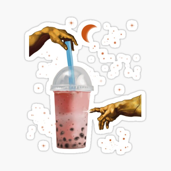 "Bubble Tea Boba" Sticker for Sale by gardentree | Redbubble