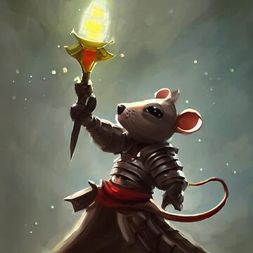 "Mouse knight in the night" Sticker for Sale by die-mausebande | Redbubble
