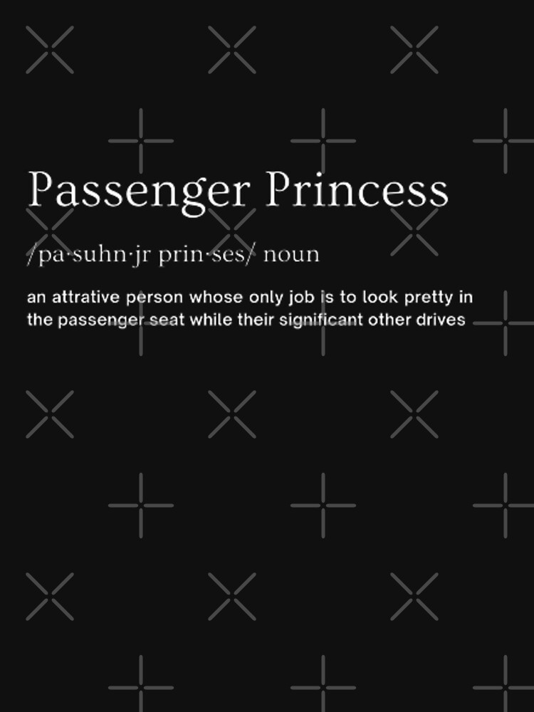 "Meme Passenger Princess | Dark Background" T-shirt for Sale by embaarc ...