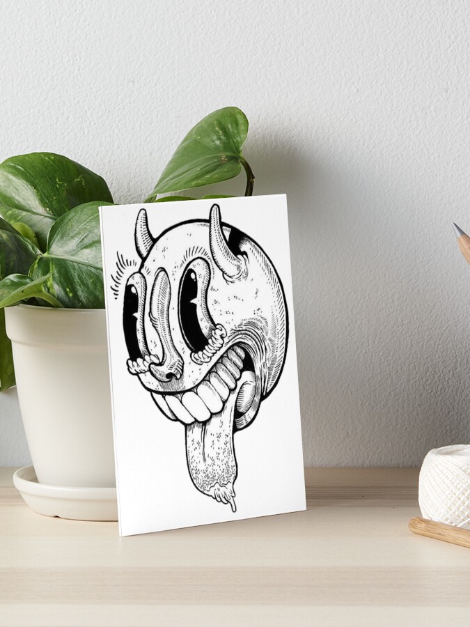 "Freaky Demon - ghostemane x cartoon" Art Board Print for Sale by ...