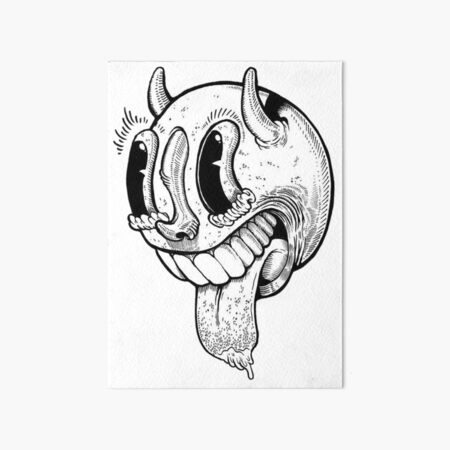 "Freaky Demon - ghostemane x cartoon" Art Board Print for Sale by ...