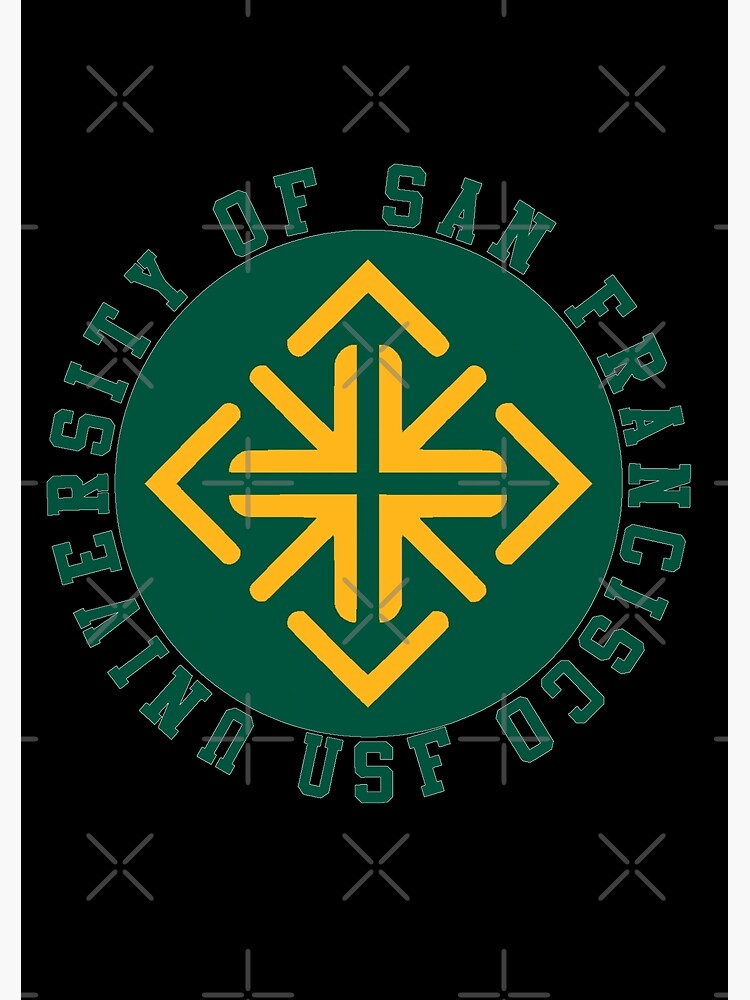 "University of San Francisco USF logo" Poster for Sale by MyUniversity ...