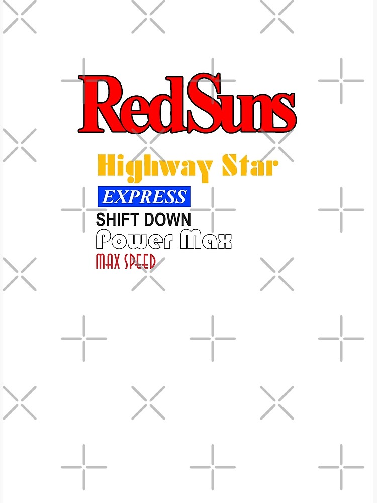 "AKAGI REDSUNS RYOSUKE TAKAHASHI STICKERS - Initial D" Poster by ...