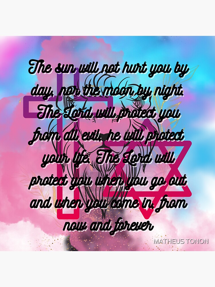 "psalm 121" Sticker for Sale by MatheusC721 | Redbubble