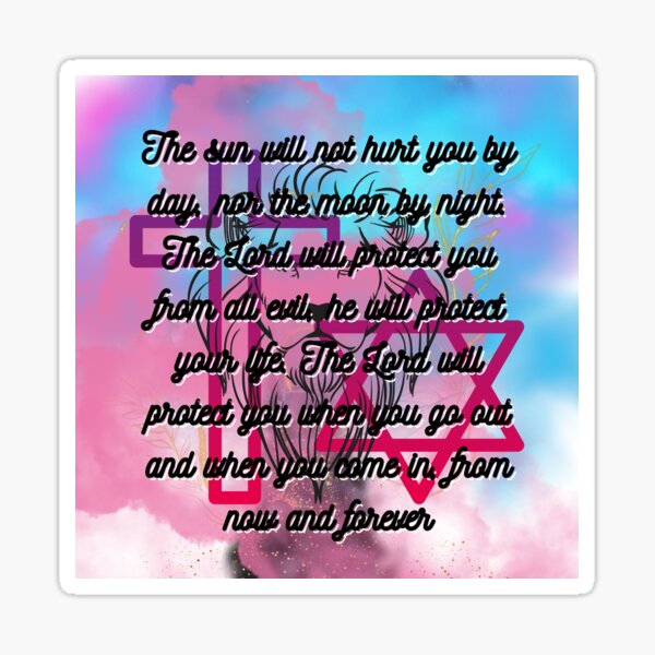 "psalm 121" Sticker for Sale by MatheusC721 | Redbubble