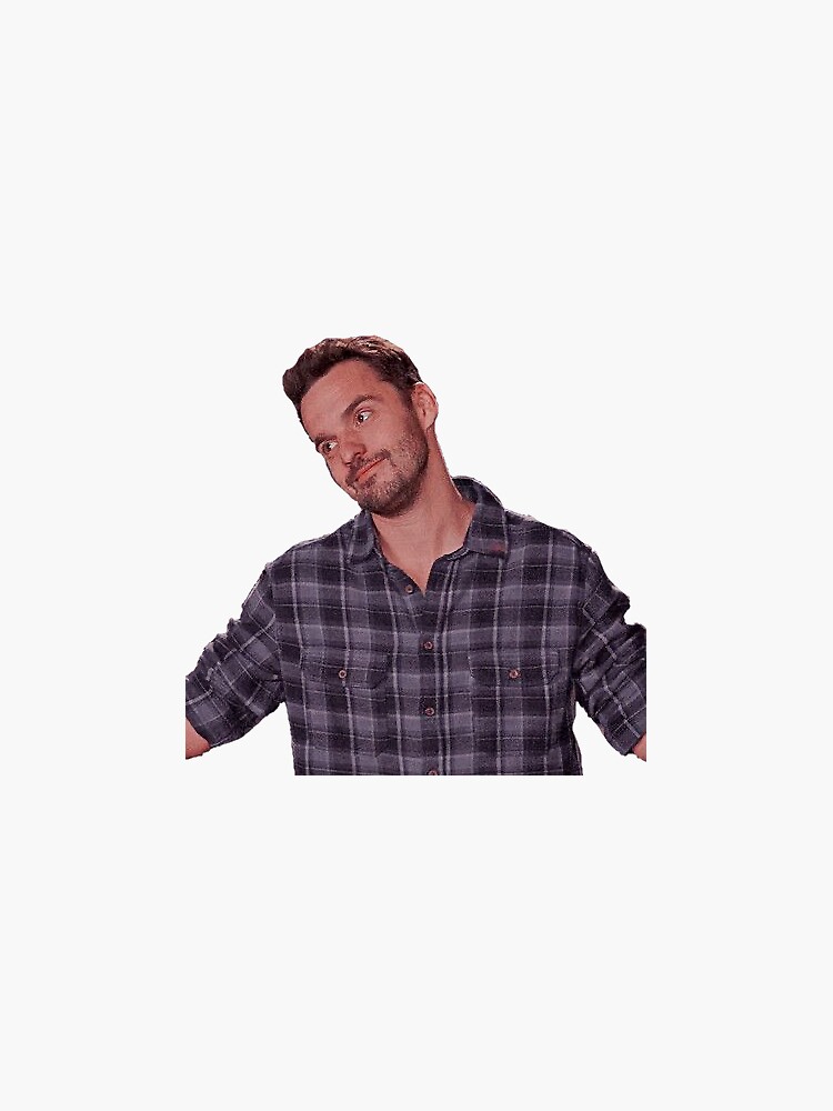 "Nick Miller" Sticker for Sale by marciaandrea | Redbubble