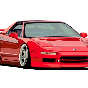 "NSX Cartoon" Sticker for Sale by ToonMyRide | Redbubble