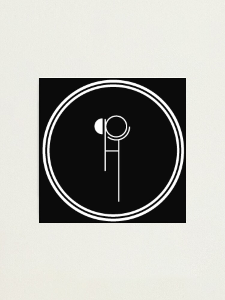 "hippo campus logo b / w" Photographic Print by StephAv | Redbubble