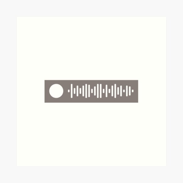 "First Love/Late Spring by Mitski | spotify scan code" Art Print for ...