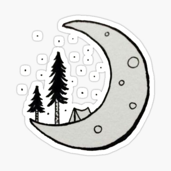"Great Wolf Lodge-Wolf Moon" Sticker for Sale by 55venus55 | Redbubble