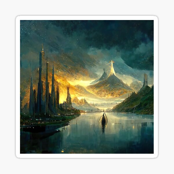 "Valinor" Sticker for Sale by SikstiNain | Redbubble