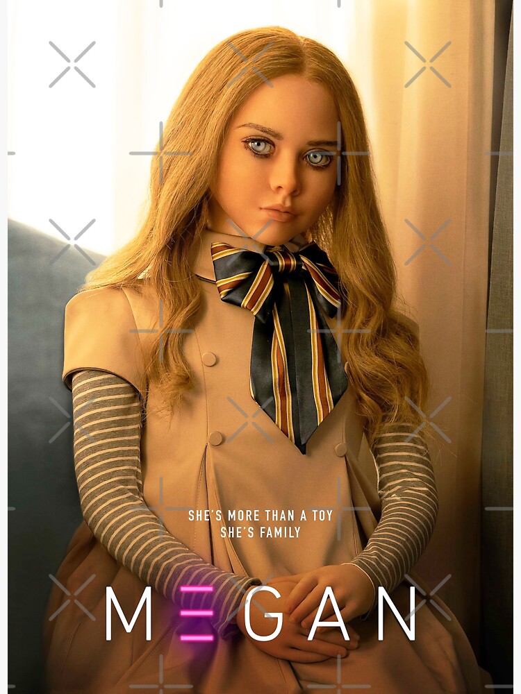 "M3gan" Sticker for Sale by Paul-Richarson | Redbubble