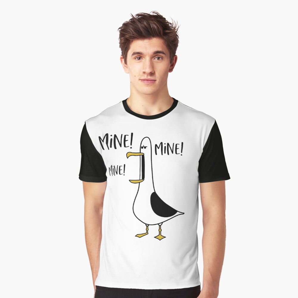 "Finding Nemo Cartoon - Seagull MINE MINE MINE" Art Print for Sale by ...