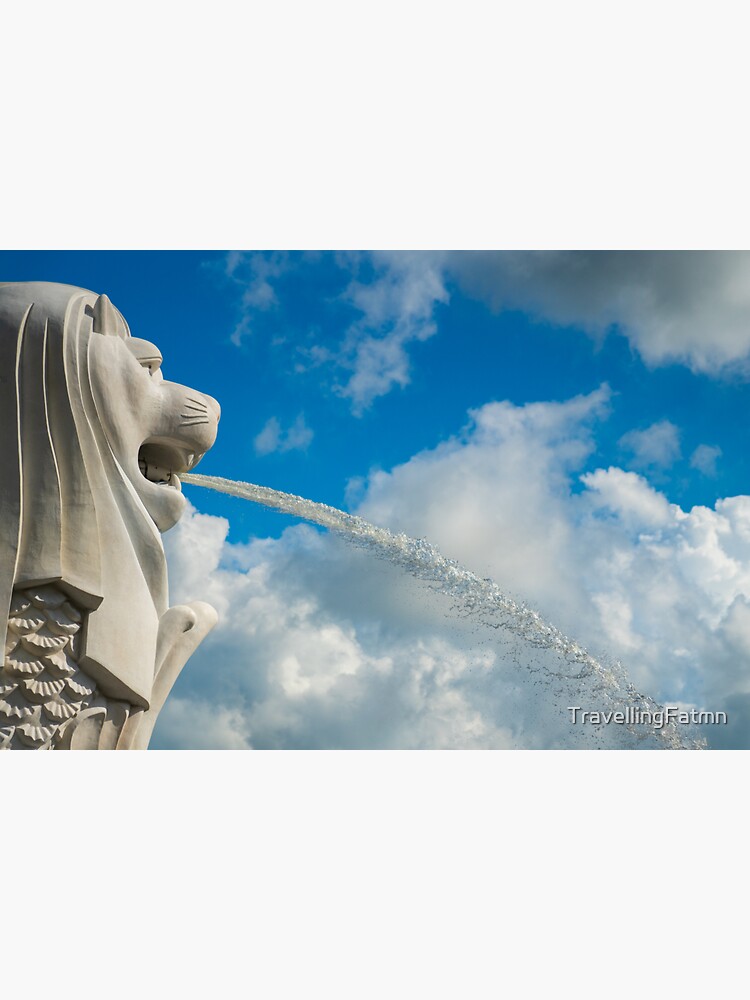 "Merlion, Singapore" Sticker for Sale by TravellingFatmn | Redbubble