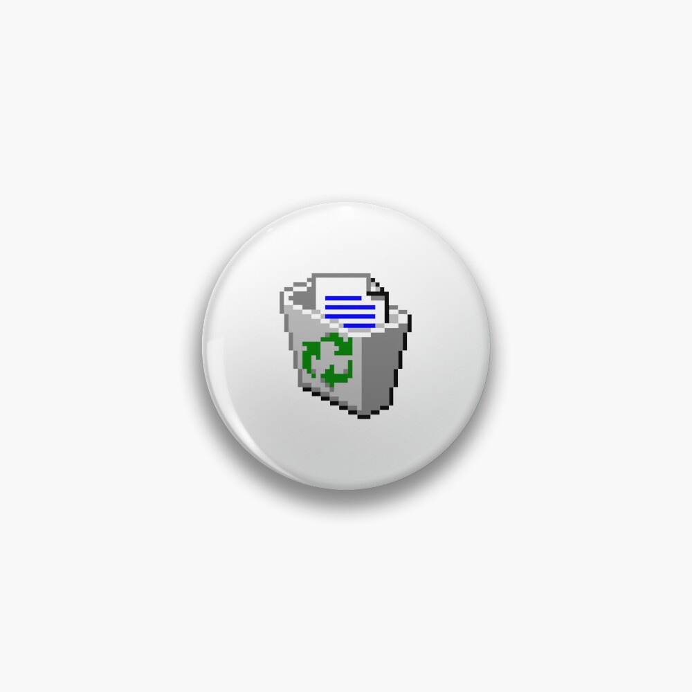 "Windows 95 Recycling Bin Icon" Sticker for Sale by Peeshes | Redbubble