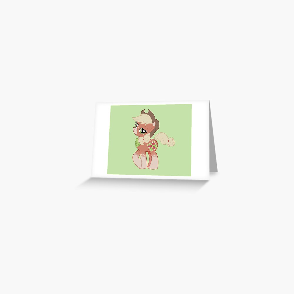 "Applejack Redesign" Sticker for Sale by jahomii | Redbubble