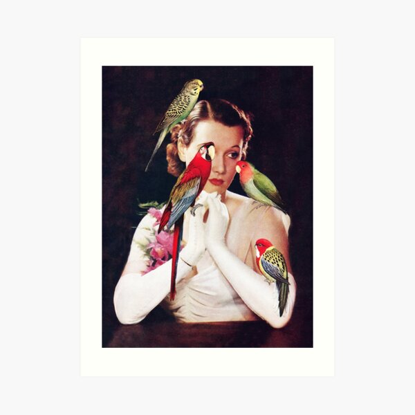 "Bird Lady" Art Print for Sale by eugenialoli | Redbubble