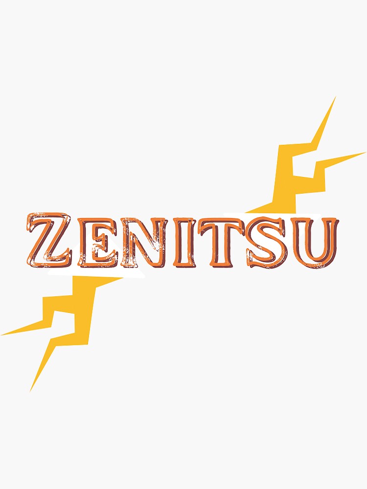 "Zenitsu Name" Sticker for Sale by Otteru | Redbubble