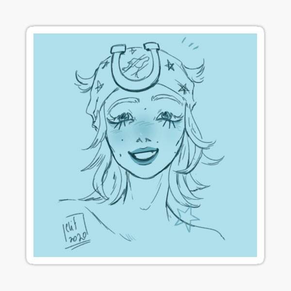 "Johnny Joestar" Sticker for Sale by batspines | Redbubble