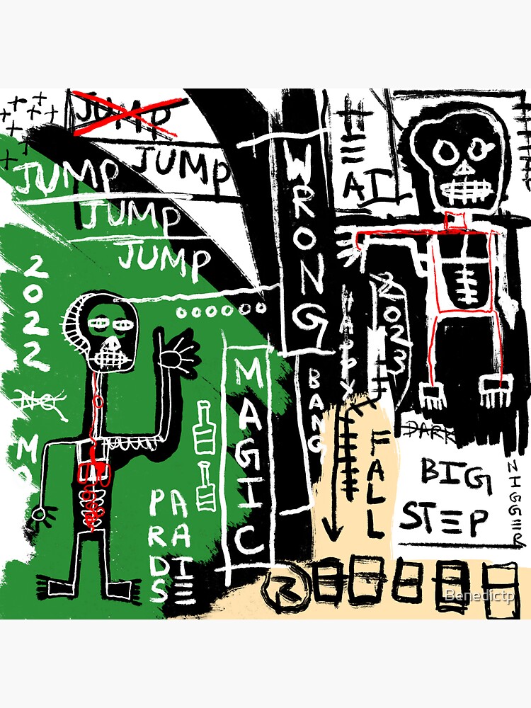 "Jump" Sticker for Sale by Benedictp | Redbubble