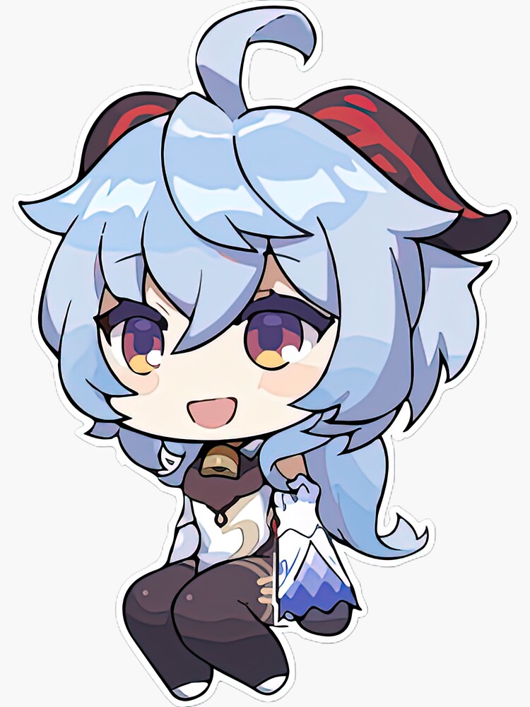 "Ganyu Genshin Impact" Sticker for Sale by MaryAMadera | Redbubble